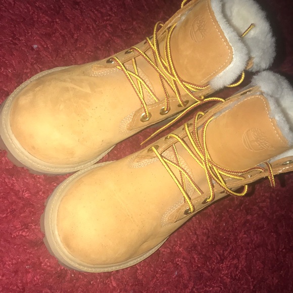 Timberland | Shoes | Authentic Timberland Boots W Faux Fur Inside ...